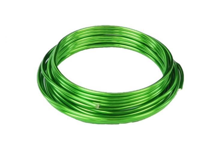 Alluminium draad groen 2 mm