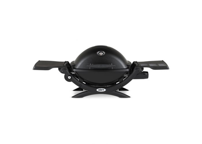 Weber Q1200 Black+Werkblad+Thermometer
