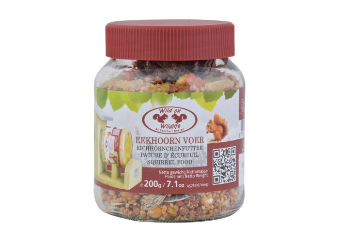 Eekhoorn voer pot 200g