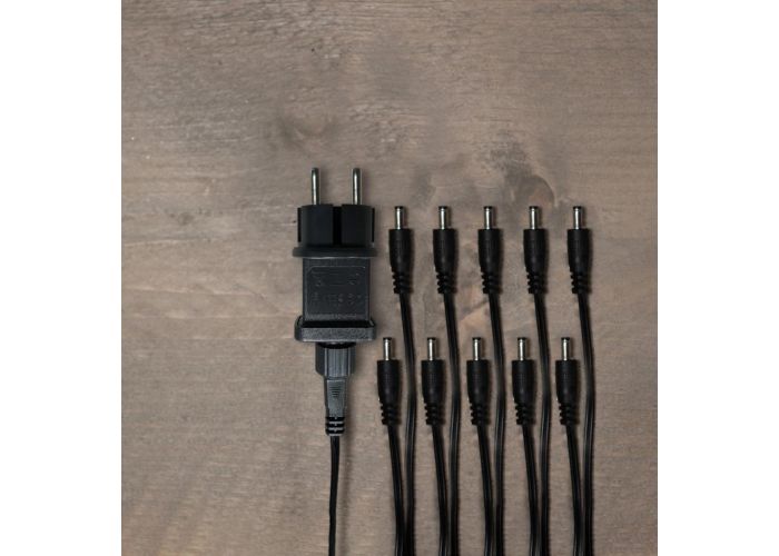 Adapter met 10 DC stekkers 4,5V 4 meter aansluitsnoer