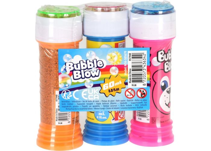 Bellenblaas 60 ml set van 3