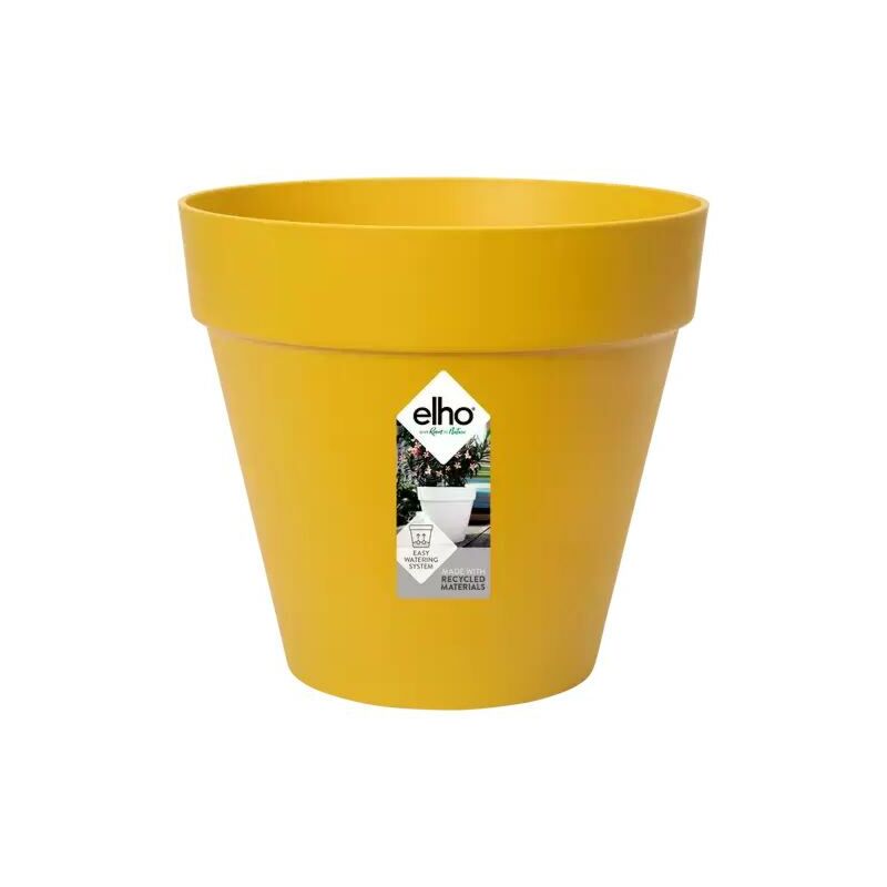 Bloempot Loft Urban geel Ø 25 cm - Elho